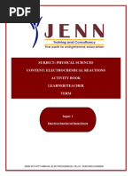 PHYSICAL SCIENCES GRADE 12 Galvanic and Electrolytic Cell Revision ...