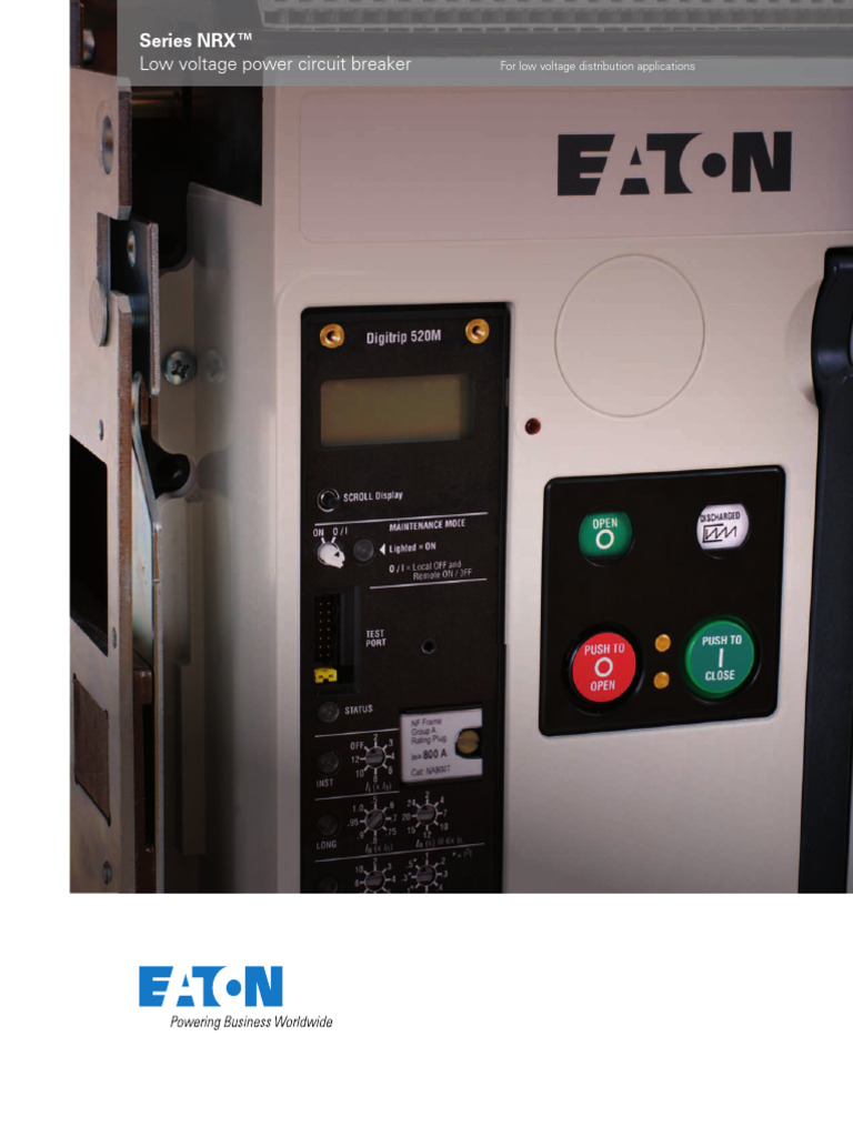 Series-Nrx-Low-Voltage-Power Circuit-Breaker-Br01301008e | PDF ...
