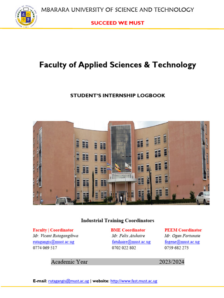 FAST Internship Logbook - 2024 | PDF