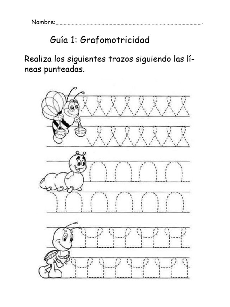 actividad primer año básico motricidad | PDF