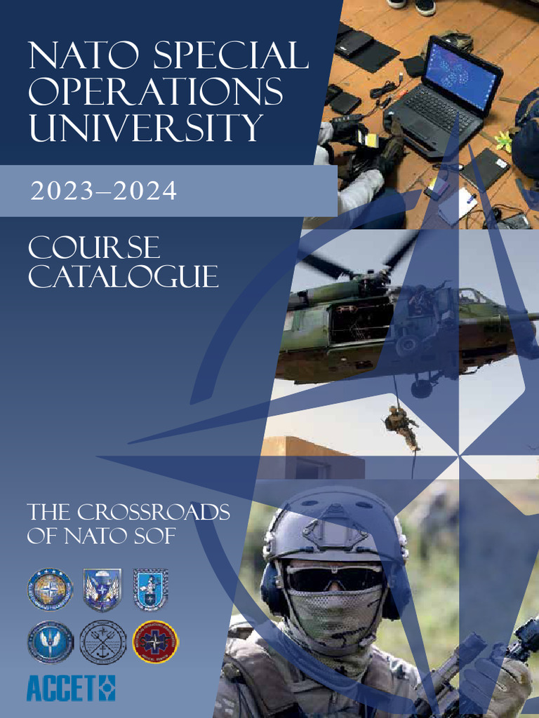 NATO Special Operations University: Course Catalogue | PDF