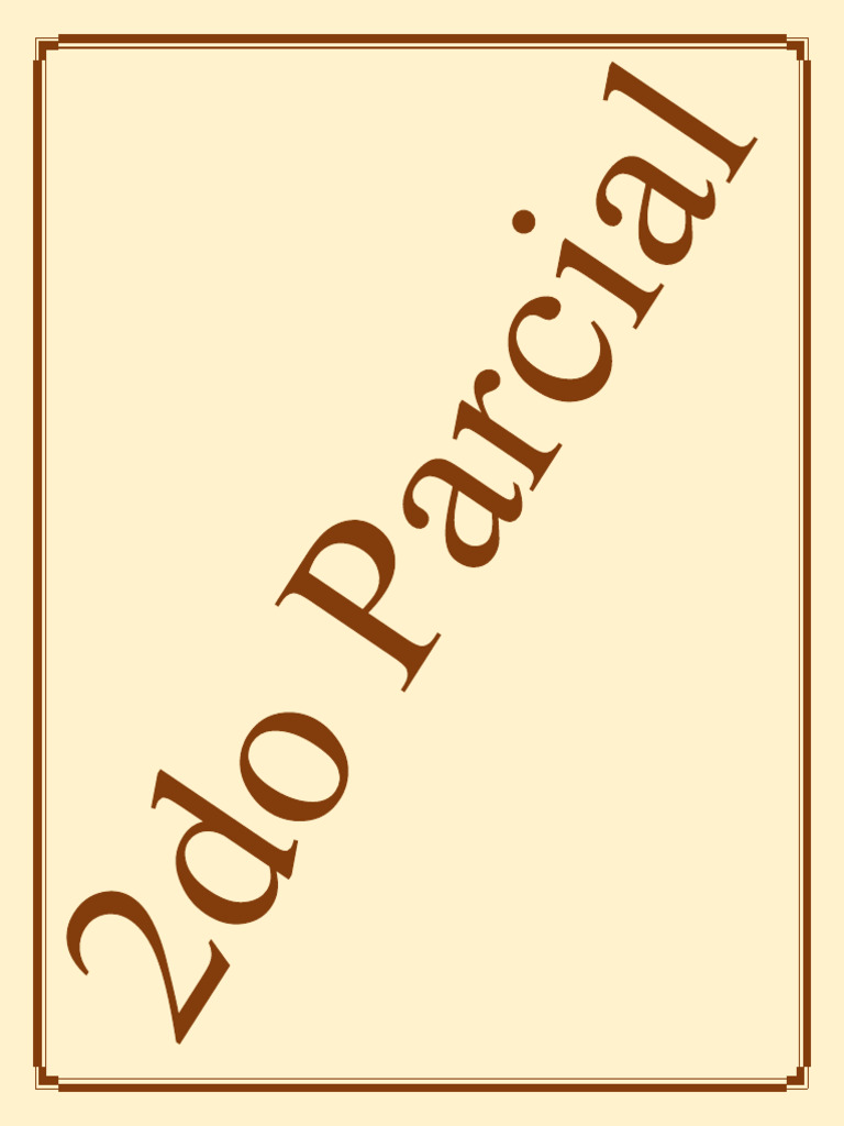 Caratula segundo parcial | PDF