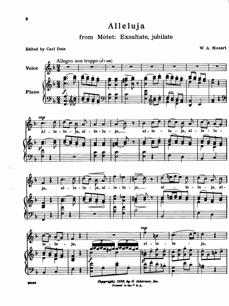 Alleluja-Mozart | PDF