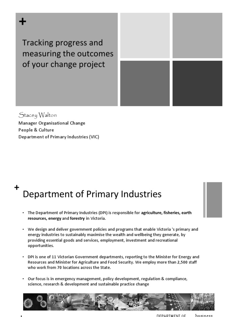 Tracking Progress and Measuring The Outcomes of Your Change Project ...
