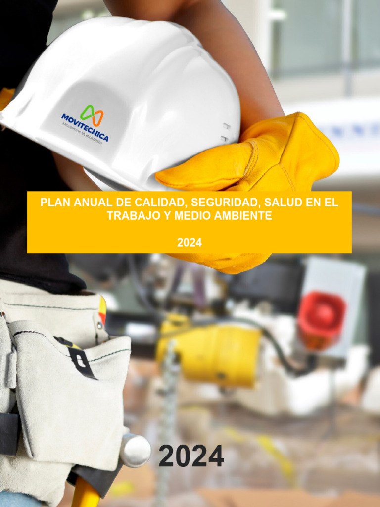 SIG-PL-001 Plan Anual de Calidad, Seguridad, Salud Ocupacional y Medio Ambiente-Ver 03 | PDF ...
