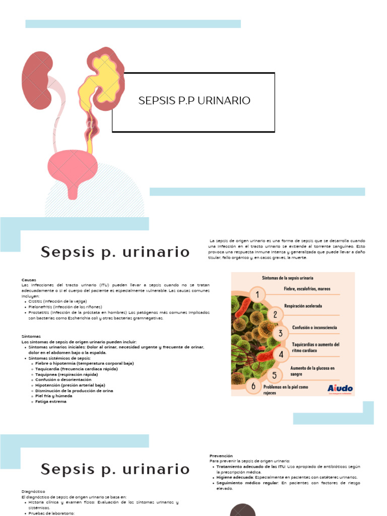 Sepsis P. Urinario | PDF | Septicemia | Infección del tracto urinario