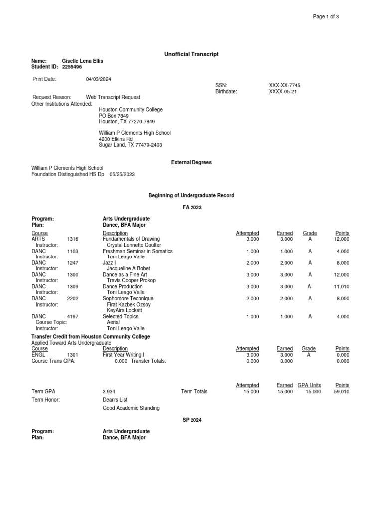 SSR TSRPT | PDF | Academia