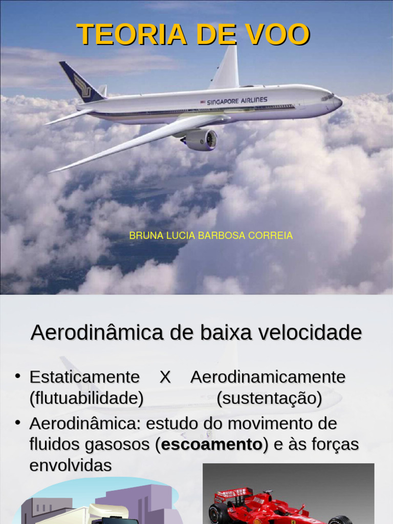 Aerodinamica e Teoria de Voo | PDF | Aileron | Aerofólio