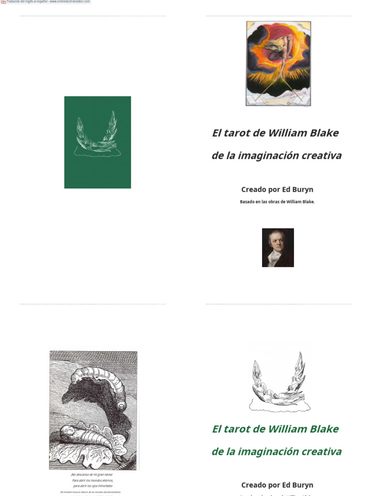Ed Buryn - The William Blake Tarot of Creative Imagination - En.es ...