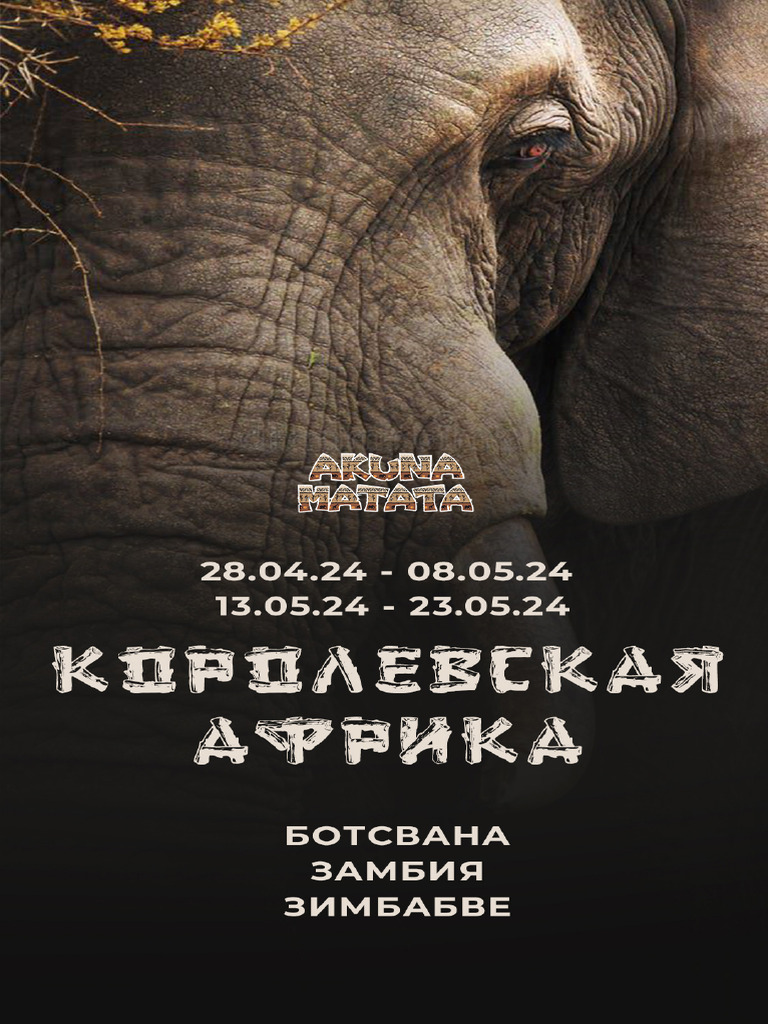 Ботсвана. Akuna Matata Trip | PDF