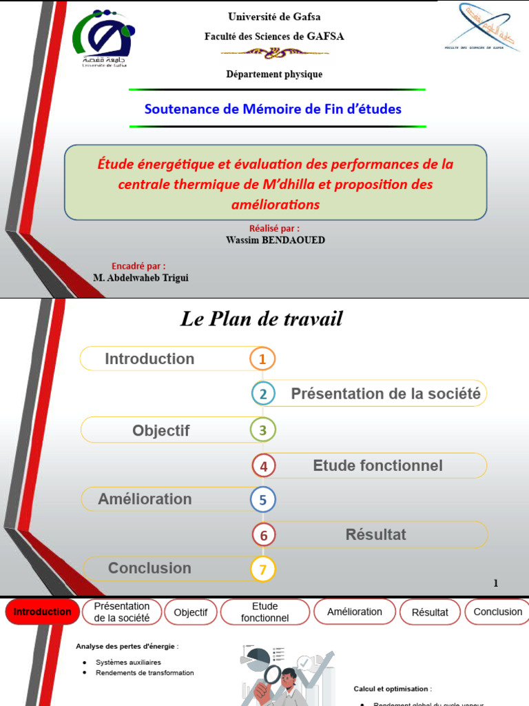 Presentation Final PFE | PDF | Chaudière | Thermodynamique