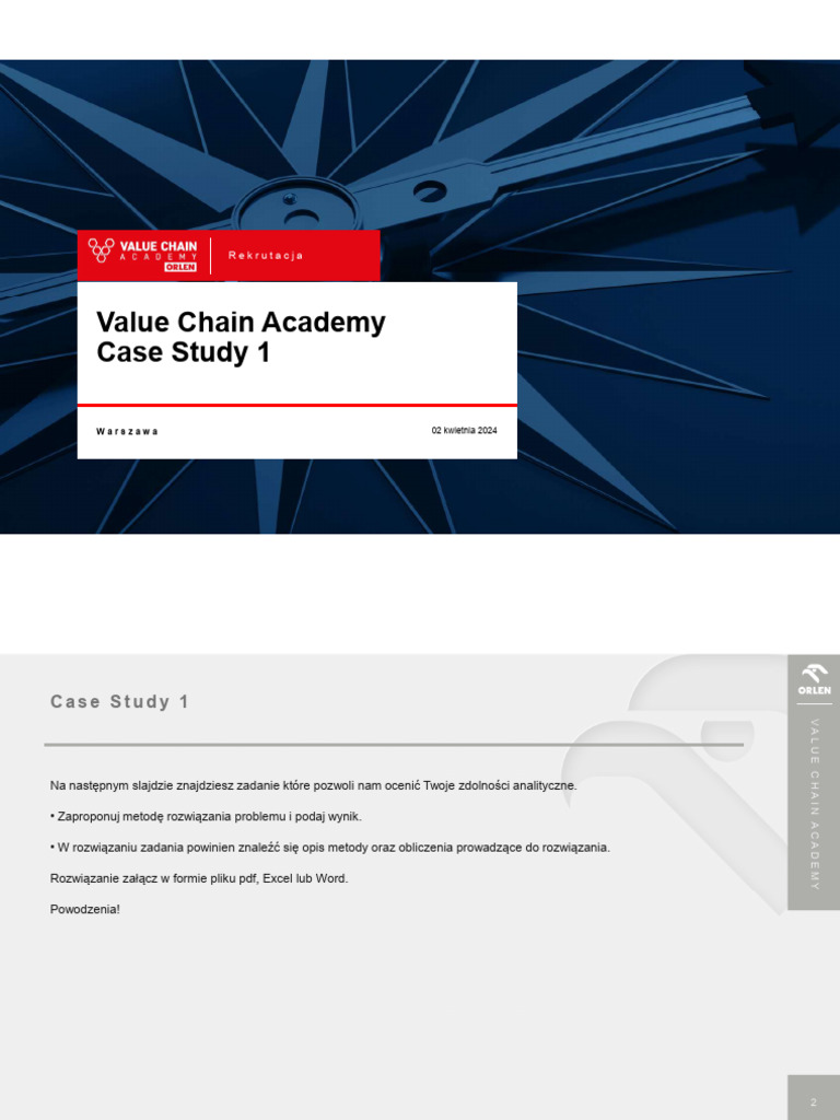 Value Chain Academy Case Study | PDF