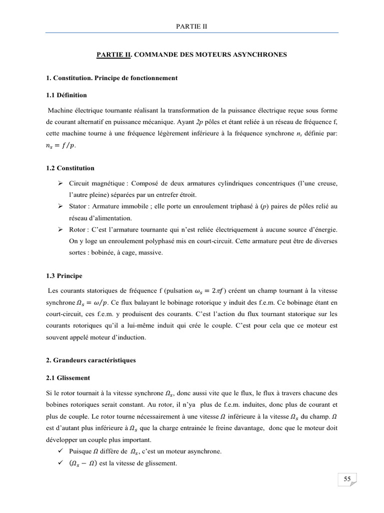 Chap3 - Commande MAS | PDF