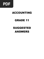 Accounting Grade 11 Term 3 Week 4 - 2020 | PDF | Stocks | Cost