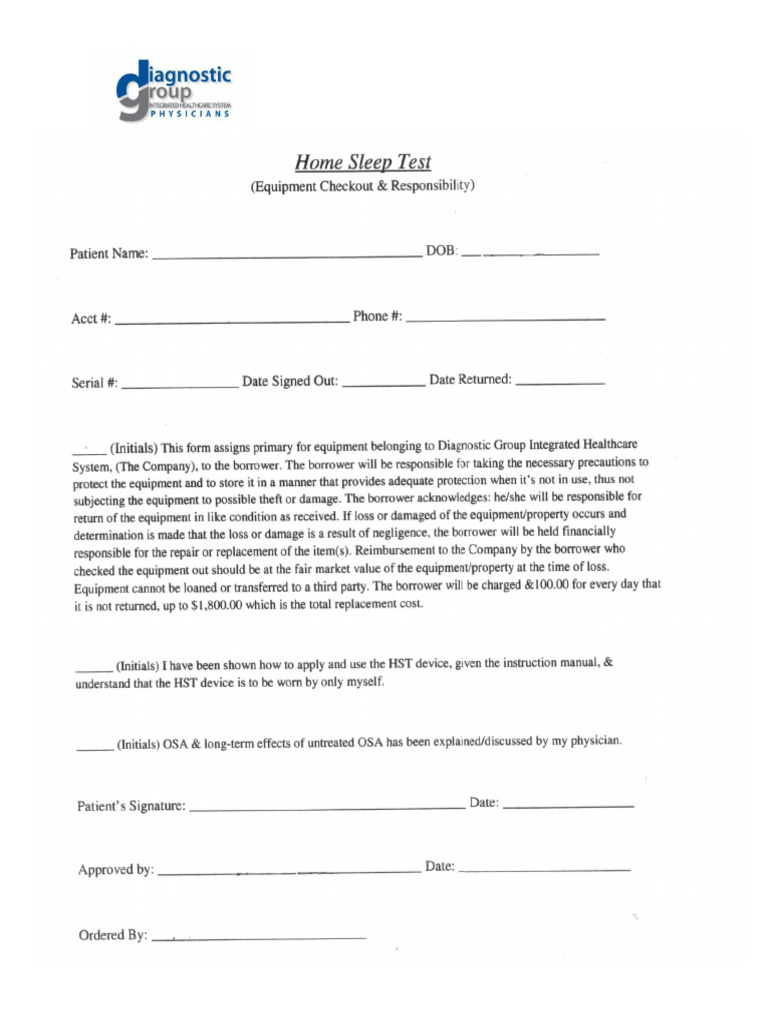 HST Checkout Form | PDF