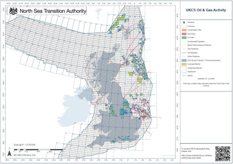 UKCS_Oil_and_Gas_Activity | PDF | Natural Gas | Resource Extraction