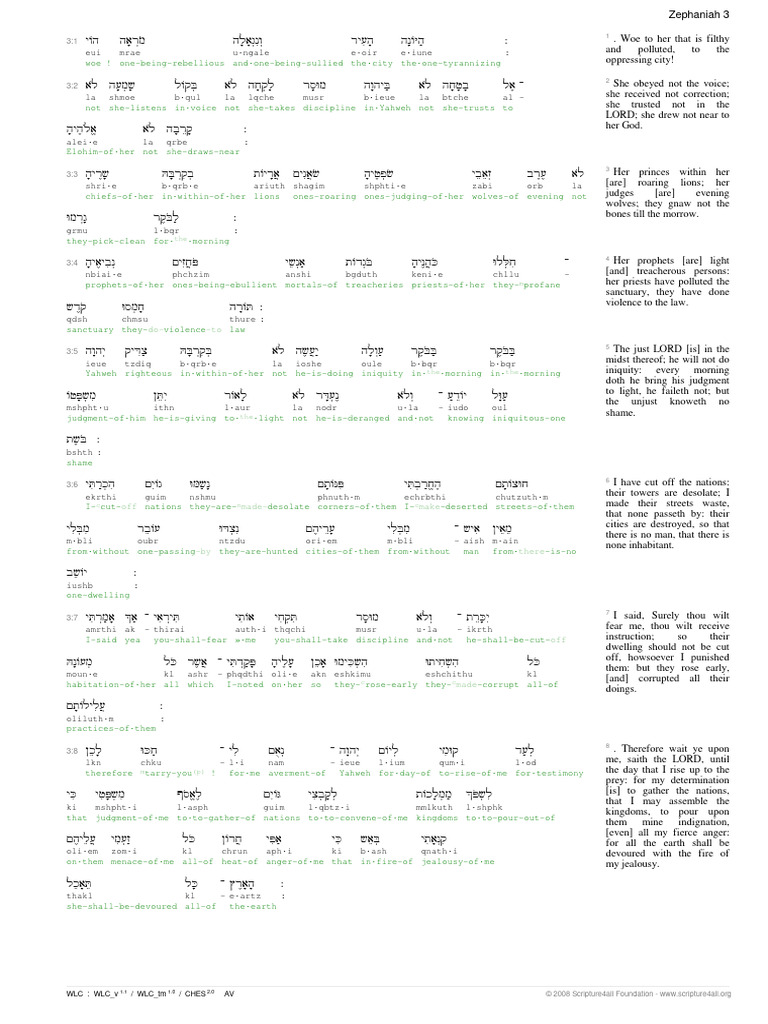 Zep 3 | PDF | Books Of The Hebrew Bible | Bible Content