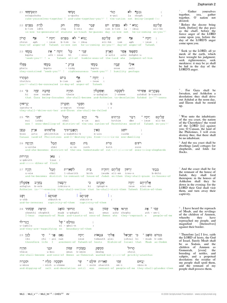 Zep 2 | PDF | Bible Content
