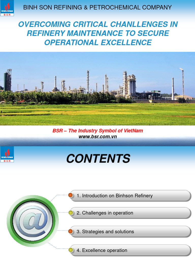 BinhSon Refinery Reliability | PDF | Reliability Engineering | Oil Refinery