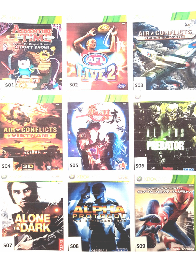 Catálogo Xbox 360 | PDF