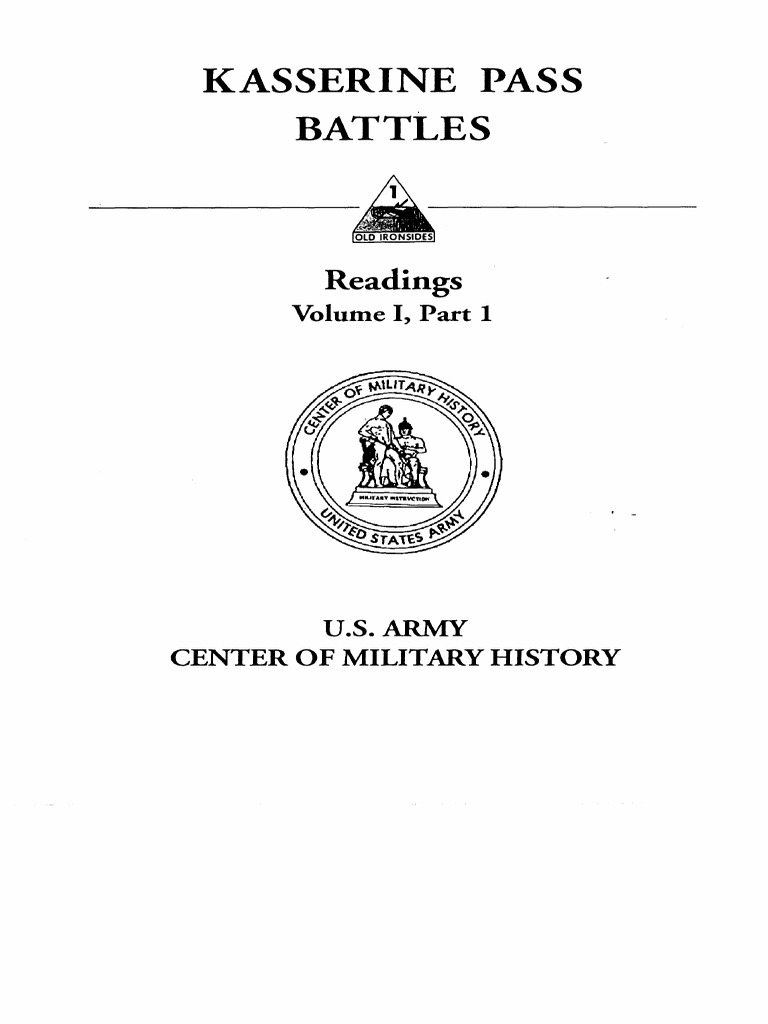 Kasserine Pass Battle Analysis Guide | PDF | Division (Military ...