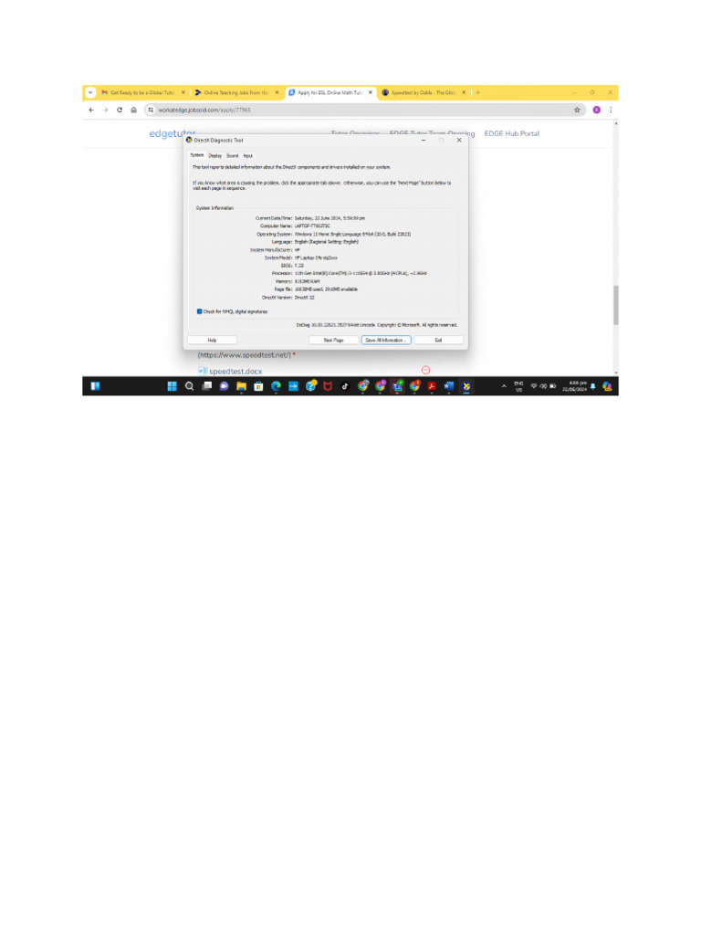 Computer specs | PDF