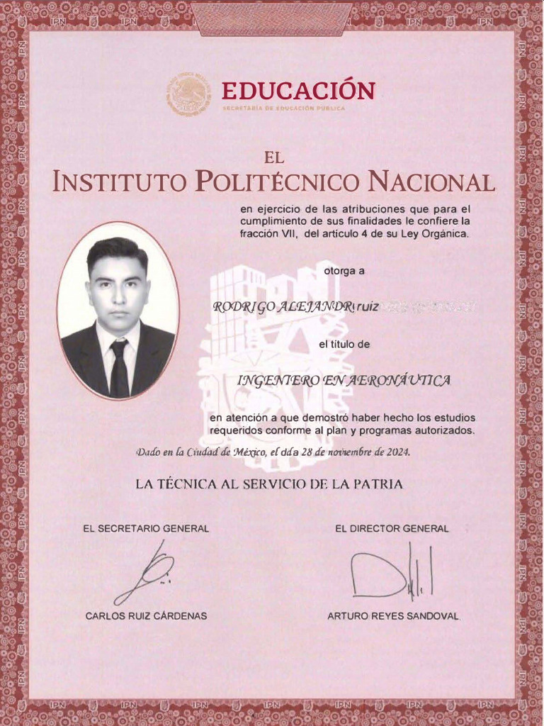 Politecnico Titulo | PDF | Ciencia y matemáticas