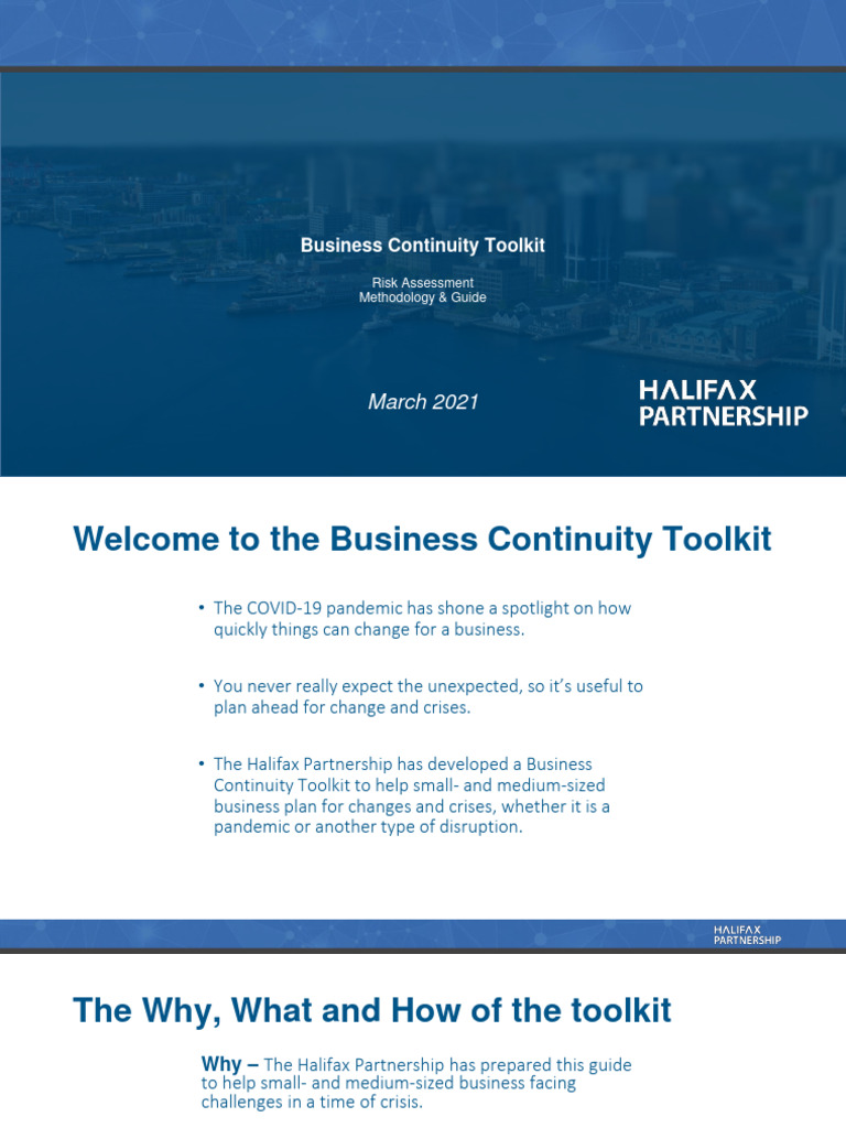 BCM Toolkit Guide Risk Assessment | PDF | Risk | Risk Management