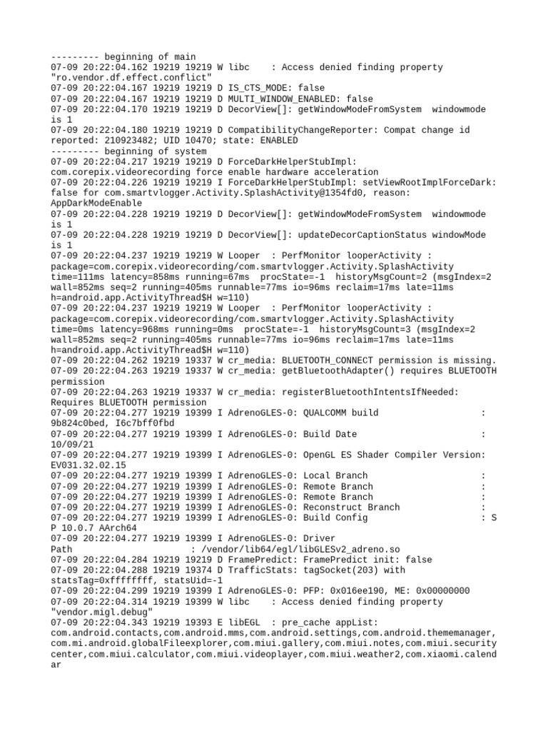 logcat_1720570924112 | PDF | Computer Science | Computing