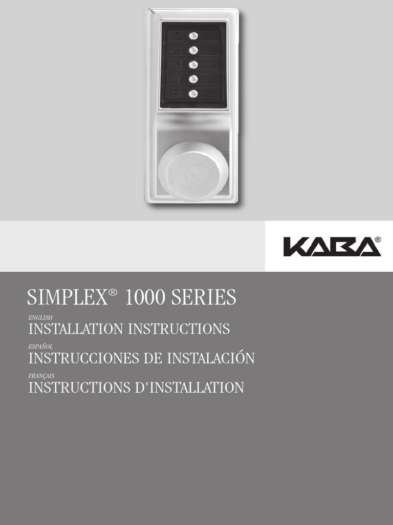 Simplex 1000 Series | PDF | Bienes manufacturados | Herramientas de corte