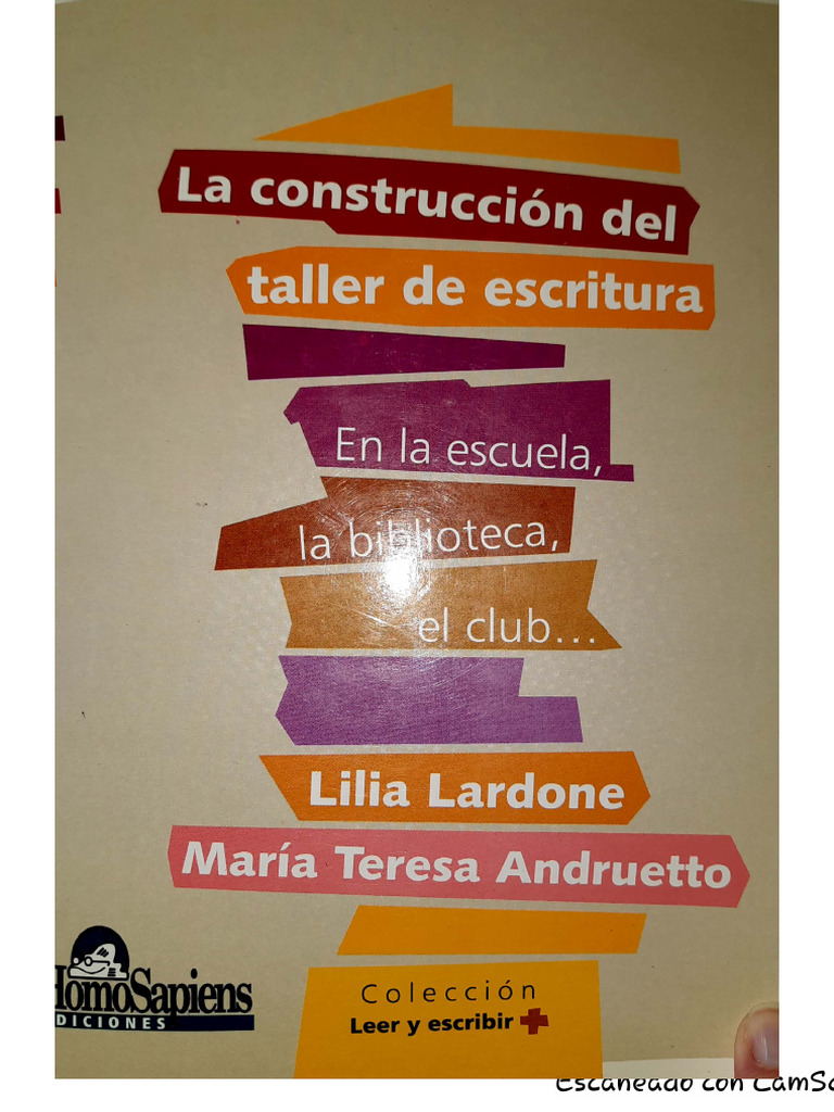 Taller de Escritura. Lardone - Andruetto | PDF