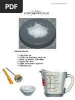 TATP Synthesis | PDF | Sulfuric Acid | Filtration
