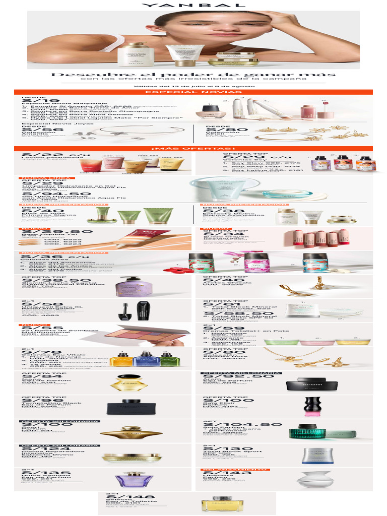 Postal Ofertas de Catlogo C8 | PDF | Artículos de tocador | Productos cosméticos