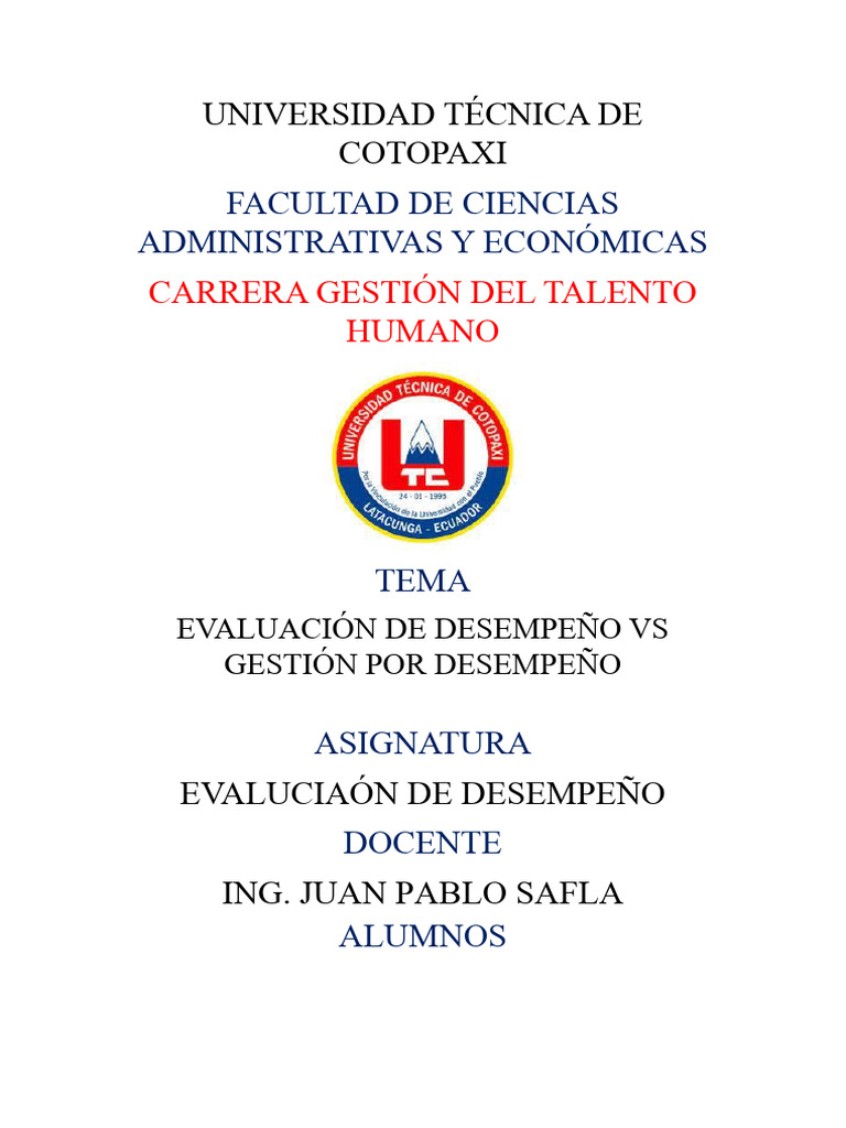 Informe ED Vs GD | PDF | Evaluación | Planificación