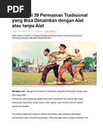 5 Permainan Tradisional dan Gambarnya | PDF
