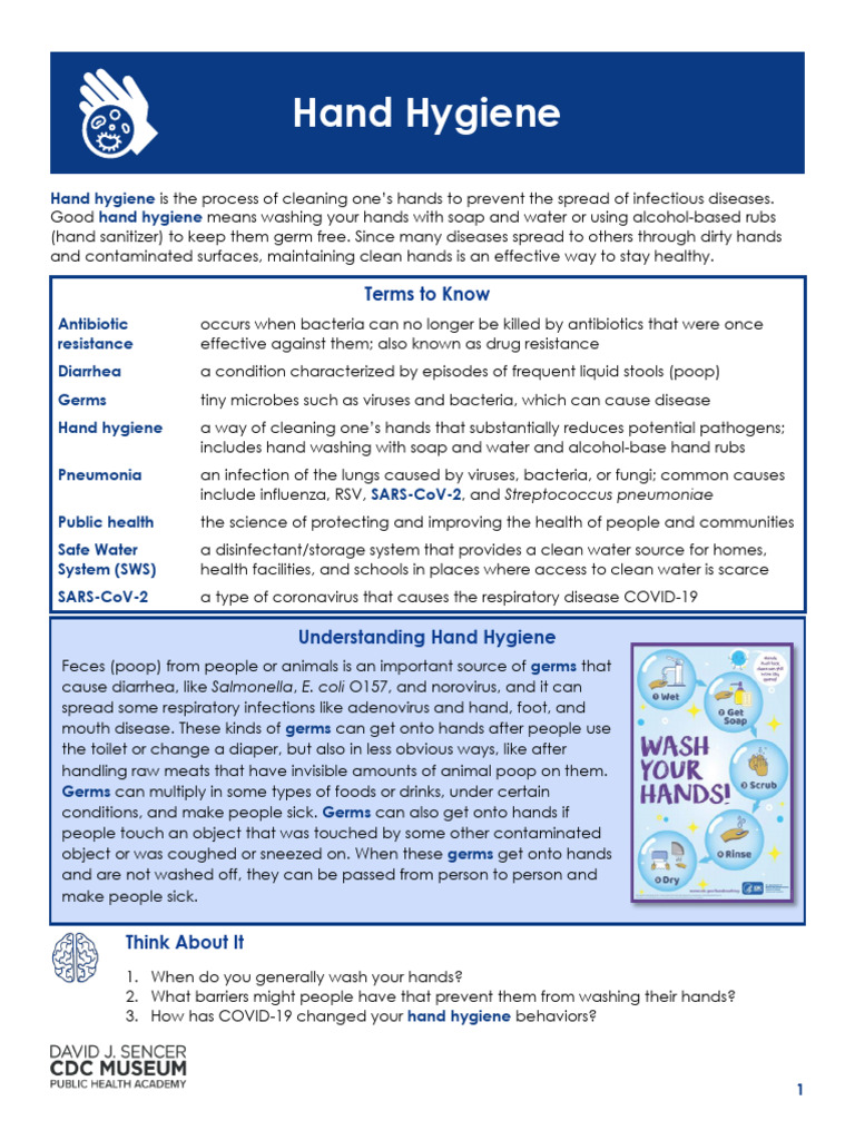 Hand Hygiene: A Public Health Guide | PDF | Hand Washing | Hygiene