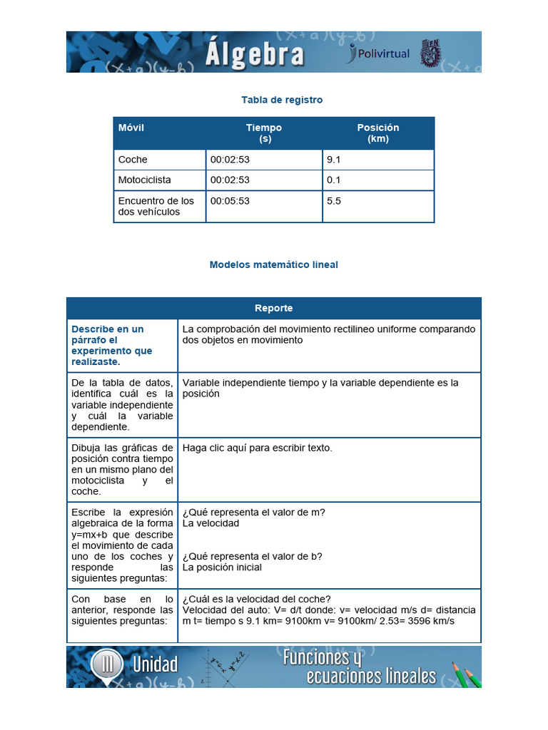 Esquivel Garcia Ruth Act Int 13 | PDF | Velocidad | Variable (Matemáticas)