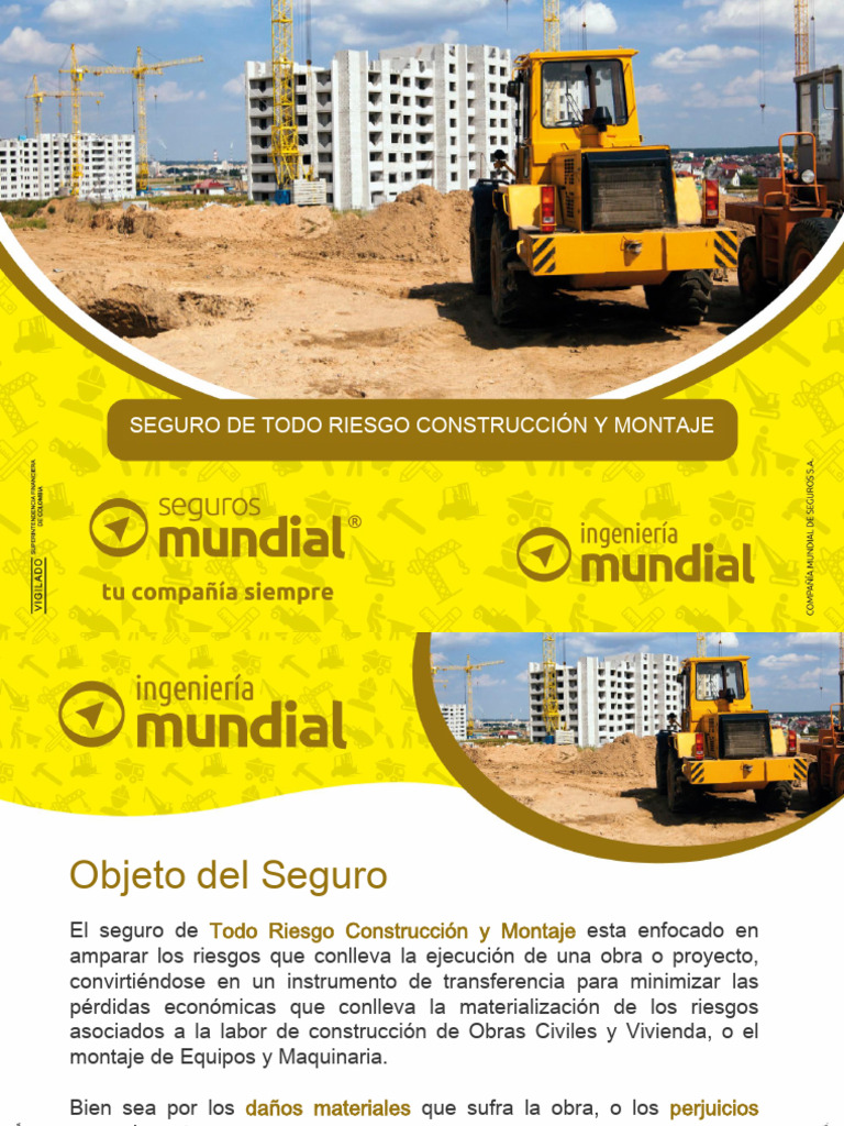 Presentación Completa TRCM Intermediarios | PDF | Póliza de seguros | Temblores