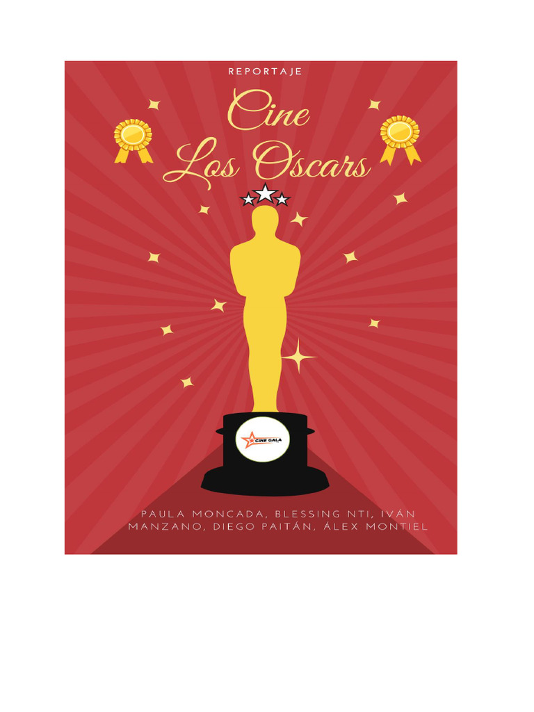 Reportaje Los Oscars - Iván, Blessing, Álex, Paula, Diego. | PDF | premios de la Academia
