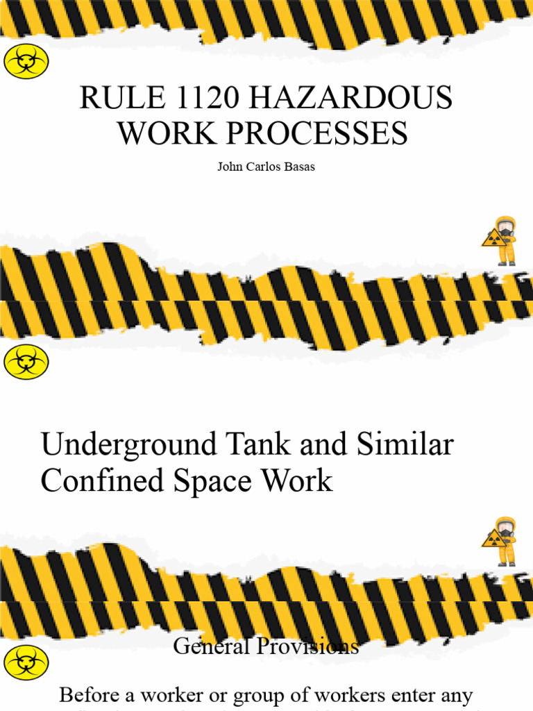 Rule 1120 Hazardous Work Processes | PDF