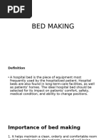Types of Bed Making and Materials | PDF | Bed | Bedding