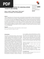 The ARRIVE Guidelines 2.0: Author Checklist | PDF | Experiment | Statistics