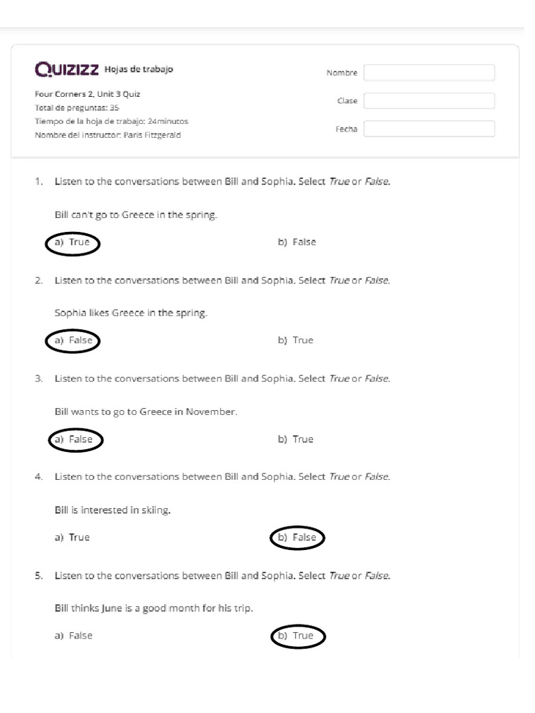 Test 3 English . | PDF