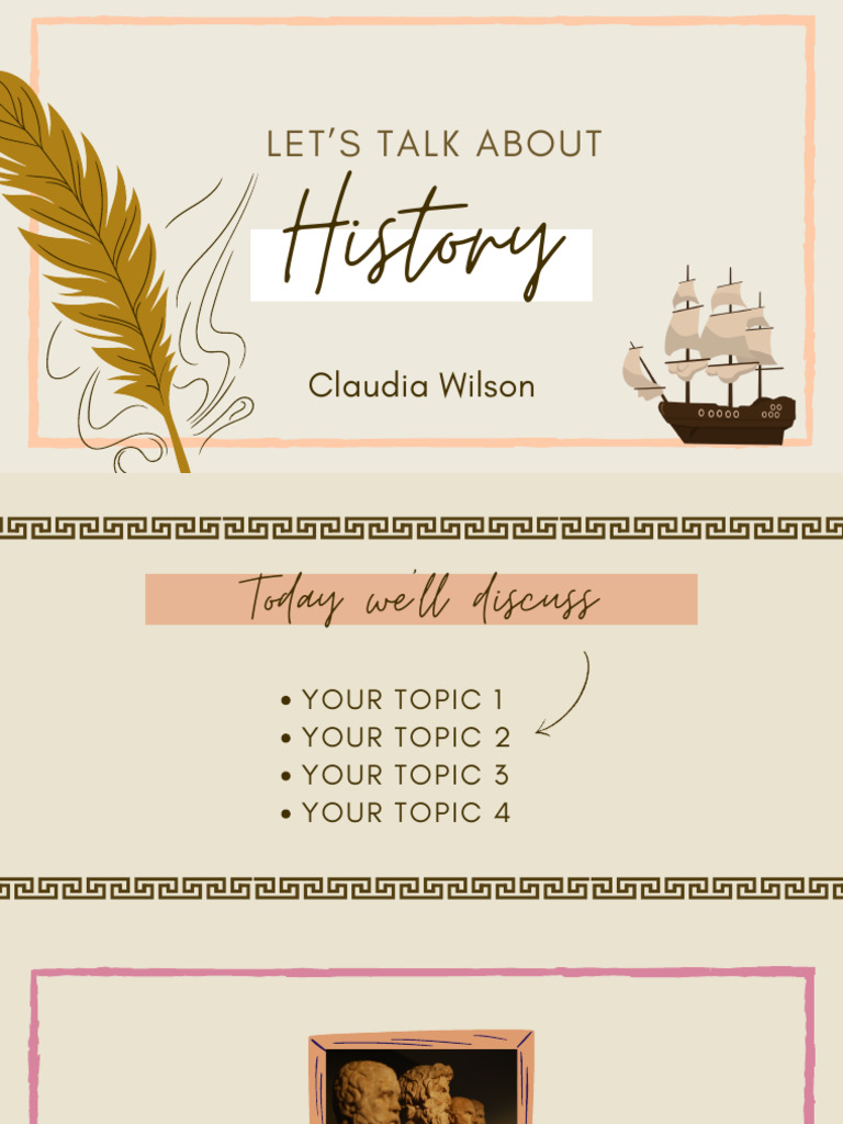 Beige Simple History Ancient Times Report Presentation | PDF