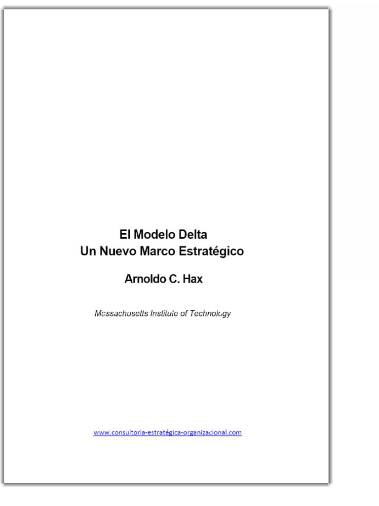 El Modelo Delta | PDF
