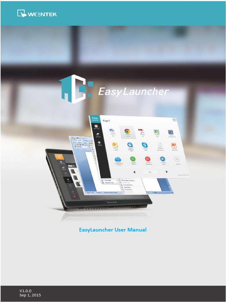 EasyLauncher UserManual en | PDF | Icon (Computing) | User Interface