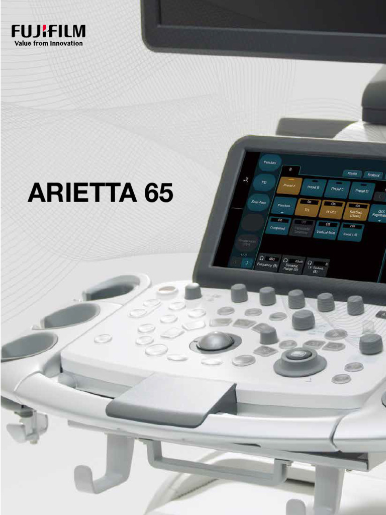 ARIETTA 65-Brochure-Esp Vol.1 | PDF | Ultrasonido | Factores humanos y ergonomía