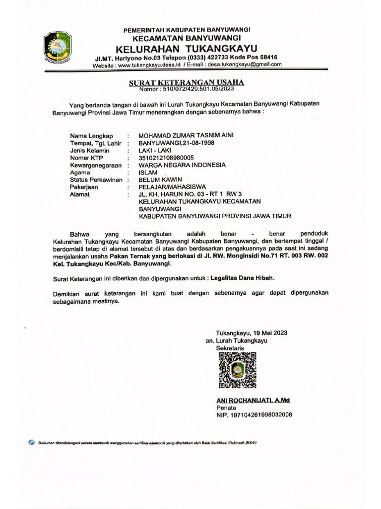 Sku Dan Surat Perjanjian | PDF