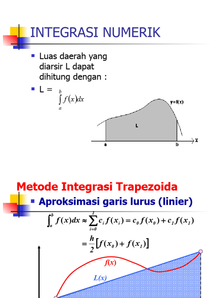 Integrasi Numerik | PDF