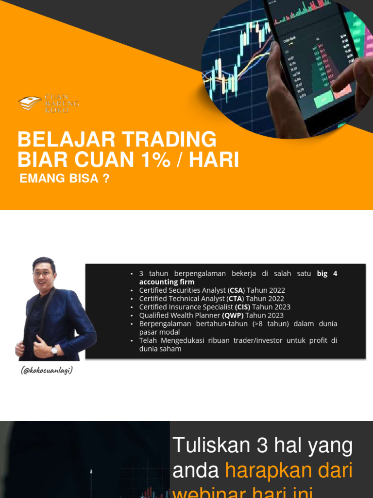 Raup Cuan 1 Dari Day Trading Dengan Aman Final Version Updated Feb 2024 ...